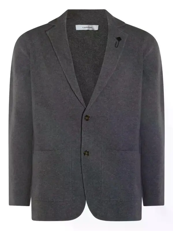 LARDINI Buttoned Wool Blazer