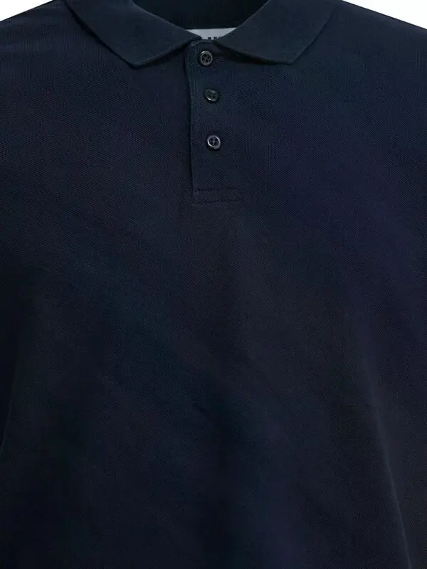 ALTUM Short-sleeve Button Polo Shirt - Blue