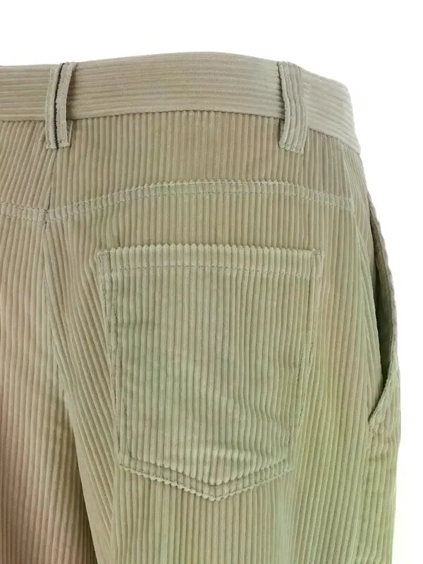 Brunello Cucinelli Pleated Corduroy Trousers - Neutrals