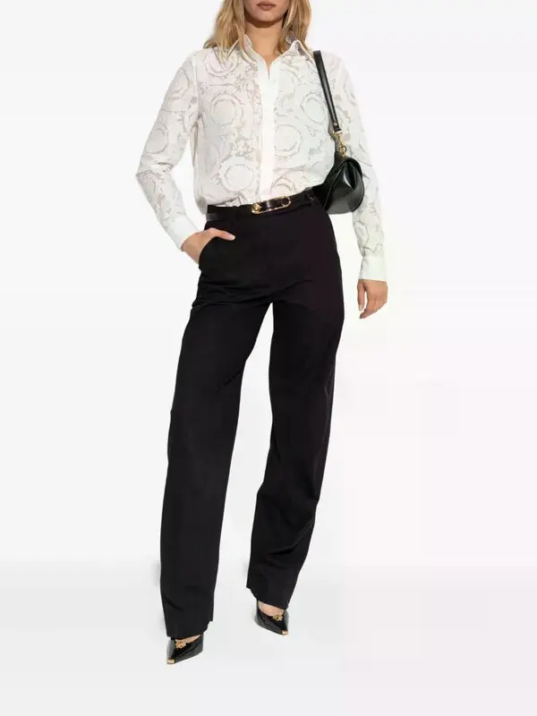 Versace Medusa Button Panel Trousers