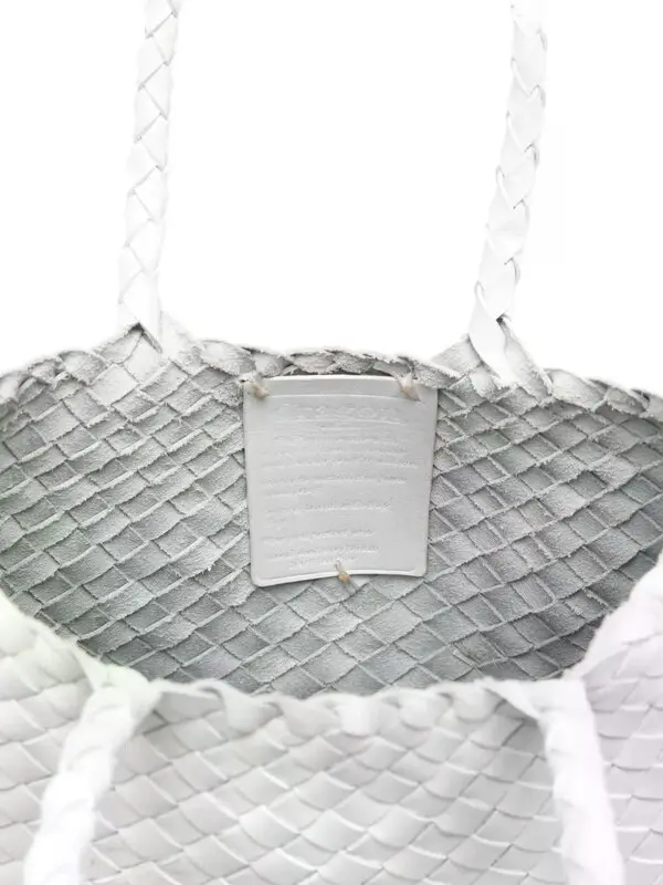 Dragon Diffusion Woven Leather Tote Bag