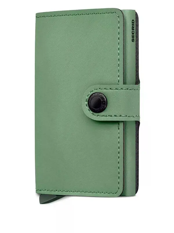 SECRID Button Mini Wallet - Green
