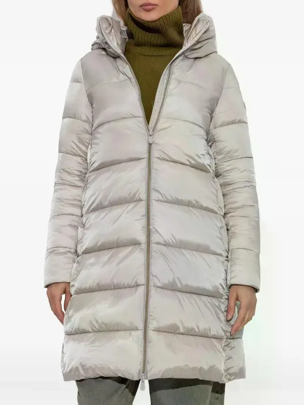 SAVE THE DUCK Logo-patch Padded Coat