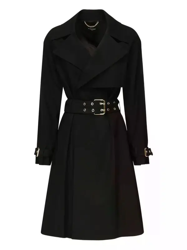 MARCIANO Belted Chain-trimmed Trench Coat