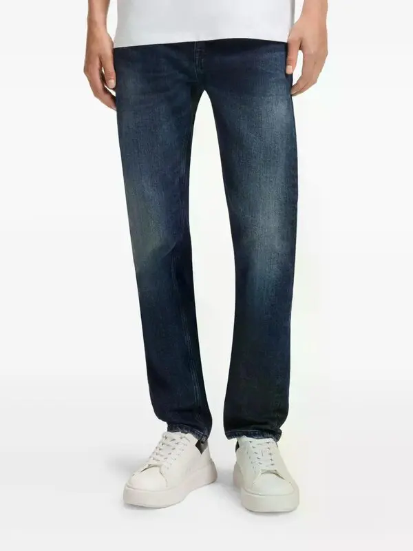 Hugo Five-pocket Jeans With Whiskering