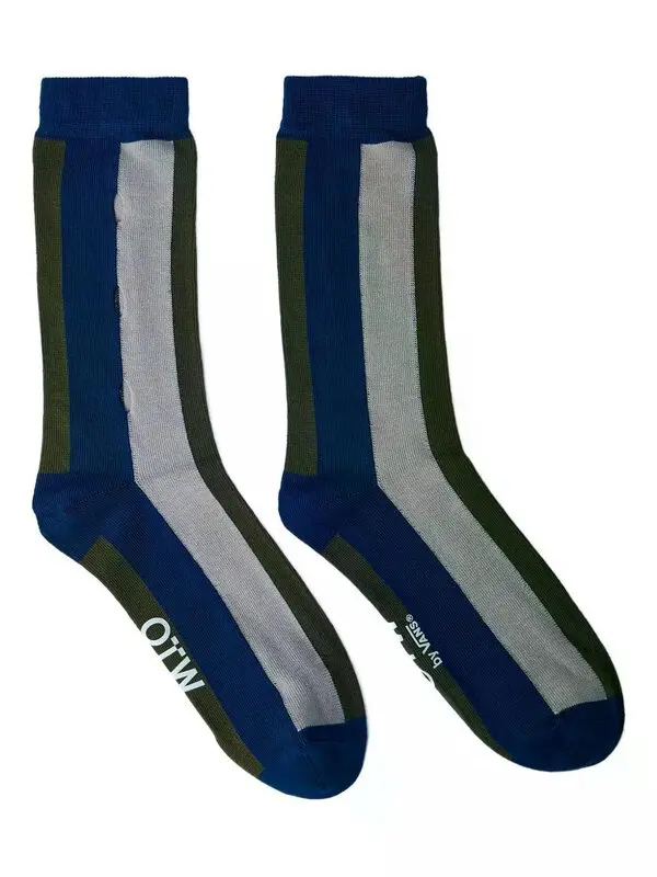 VANS Striped Knit Socks - Blue