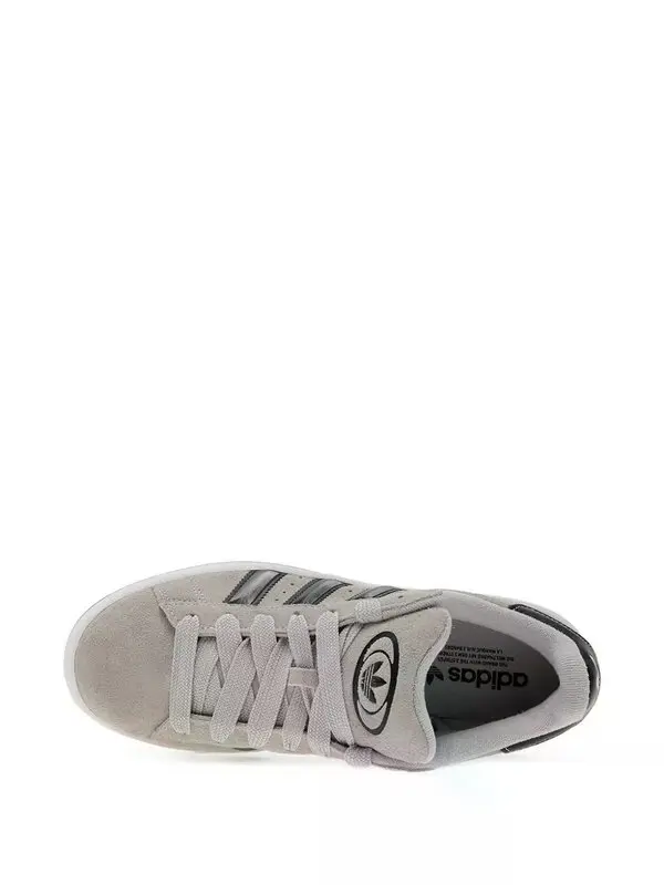 Adidas Campus 00's Suede Three-stripe Sneakers - Grey