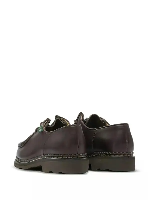 Paraboot Leather Lace-up Loafers - Brown