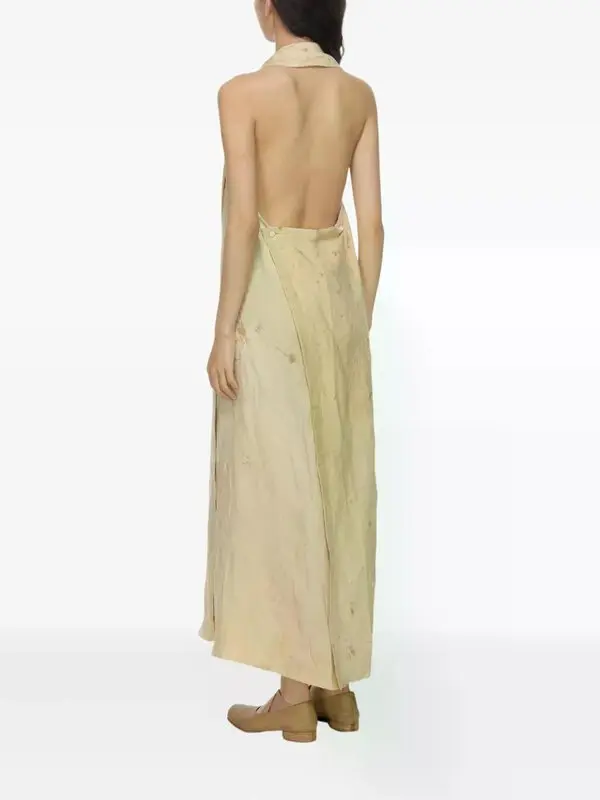 UMA WANG Aloe Open-back Midi Dress