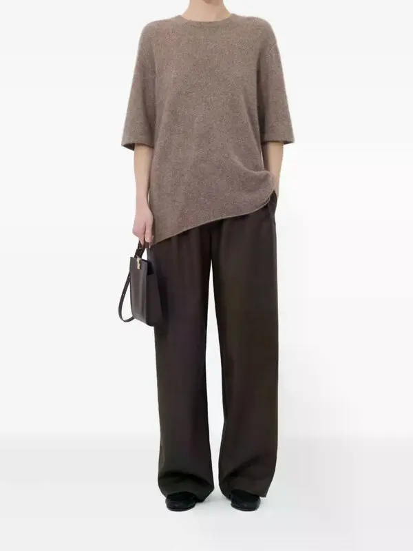 Loulou De Saison Short-sleeve Sweater - Brown