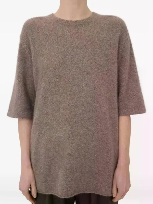 Loulou De Saison Short-sleeve Sweater - Brown