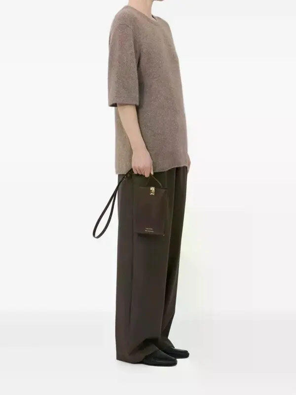 Loulou De Saison Short-sleeve Sweater - Brown