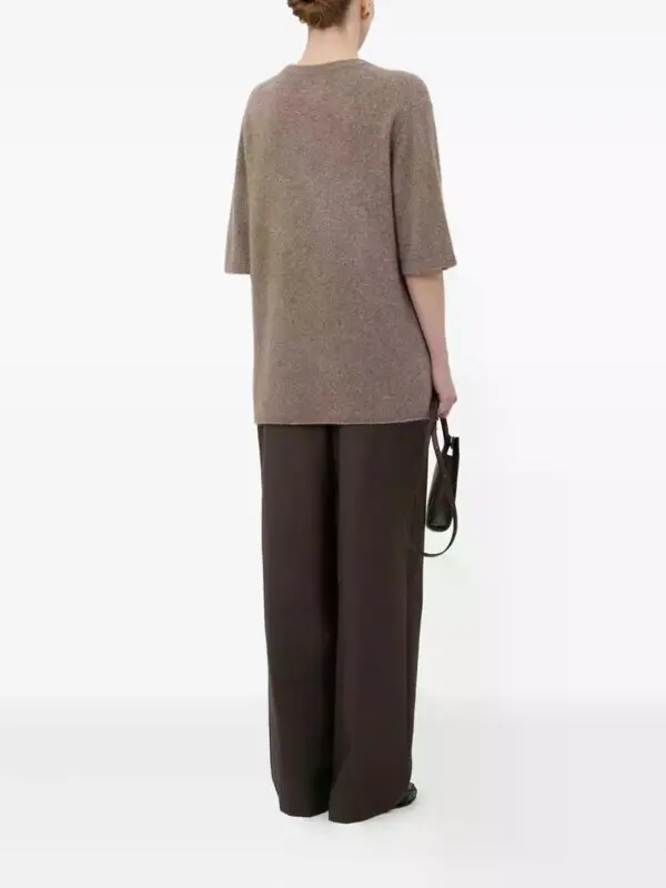Loulou De Saison Short-sleeve Sweater - Brown