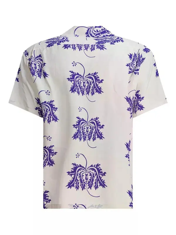 SUN SURF Aloha Floral-print Shirt