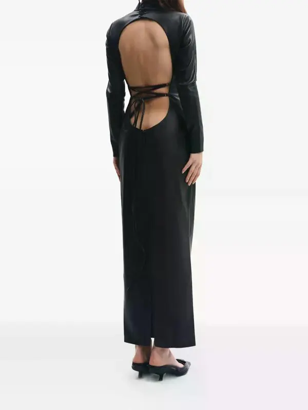 LIKA Lace-up Backless Maxi Dress