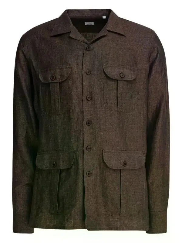 BORRIELLO NAPOLI Four-pocket Linen Shirt