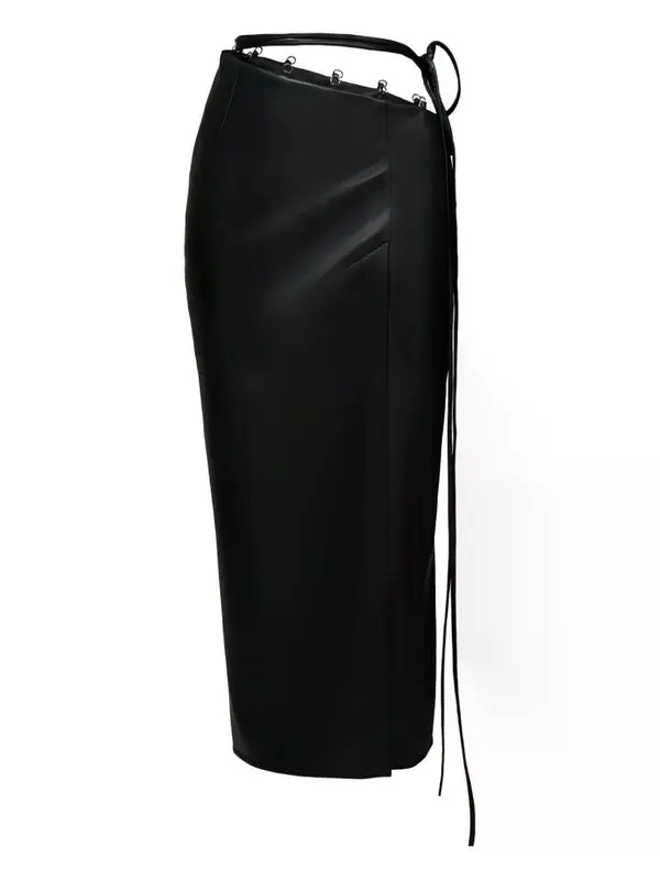 LIKA Midi Wrap Skirt - Black