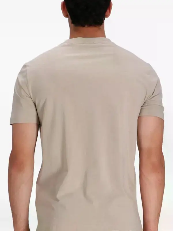 BOSS Logo-detail Cotton T-shirt - Grey