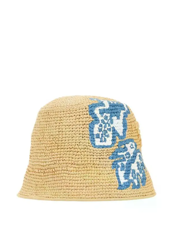 Prada Raffia Bucket Hat