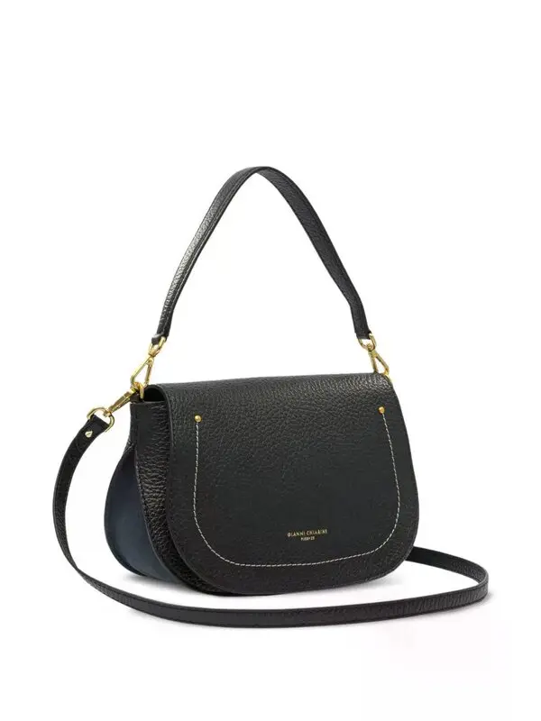 GIANNI CHIARINI Brooke Pebble-leather Shoulder Bag