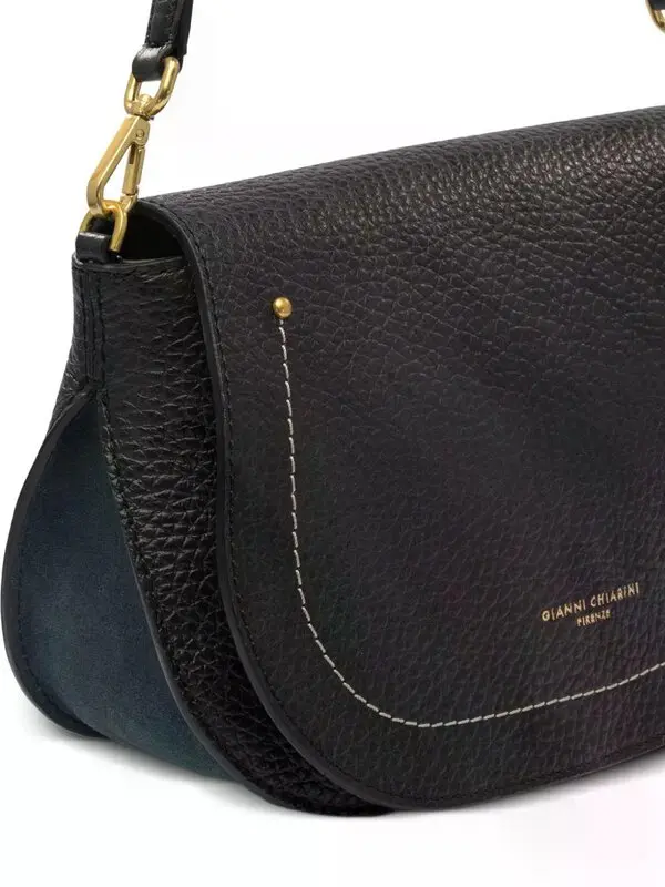 GIANNI CHIARINI Brooke Pebble-leather Shoulder Bag