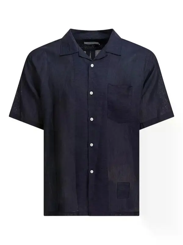 NONNATIVE Revere-collar Pocket Shirt - Blue