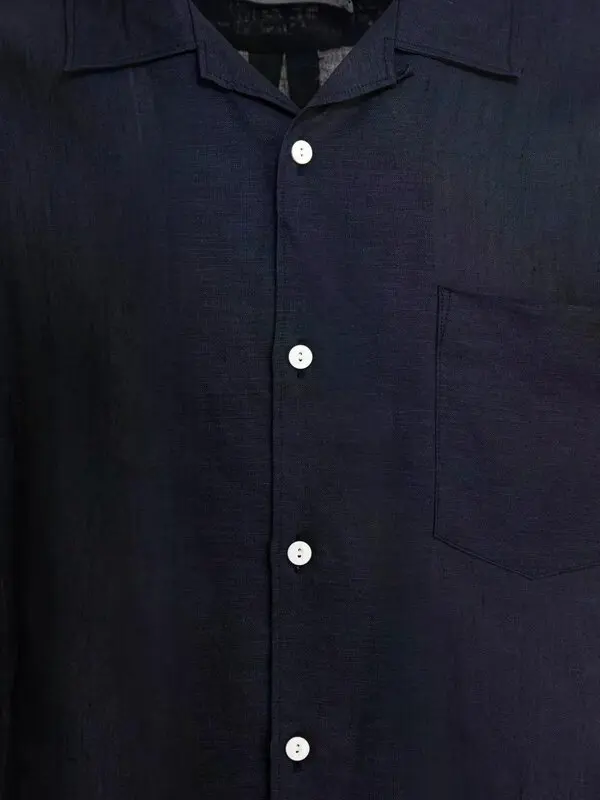 NONNATIVE Revere-collar Pocket Shirt - Blue