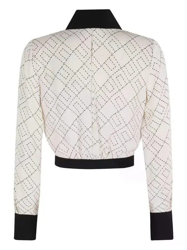 Elisabetta Franchi Geometric-pattern Shirt
