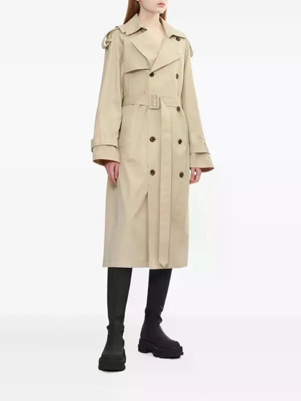 We11Done Double-breasted Belted Trench Coat