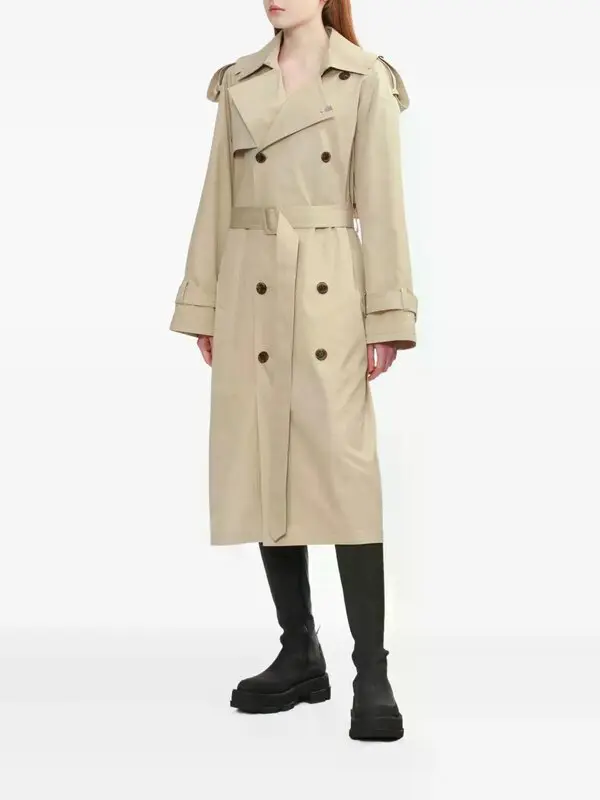 We11Done Double-breasted Belted Trench Coat