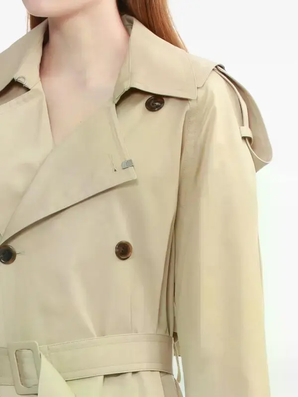 We11Done Double-breasted Belted Trench Coat
