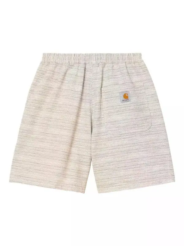 Carhartt Work In Progress Stripe-pattern Elastic-waist Shorts