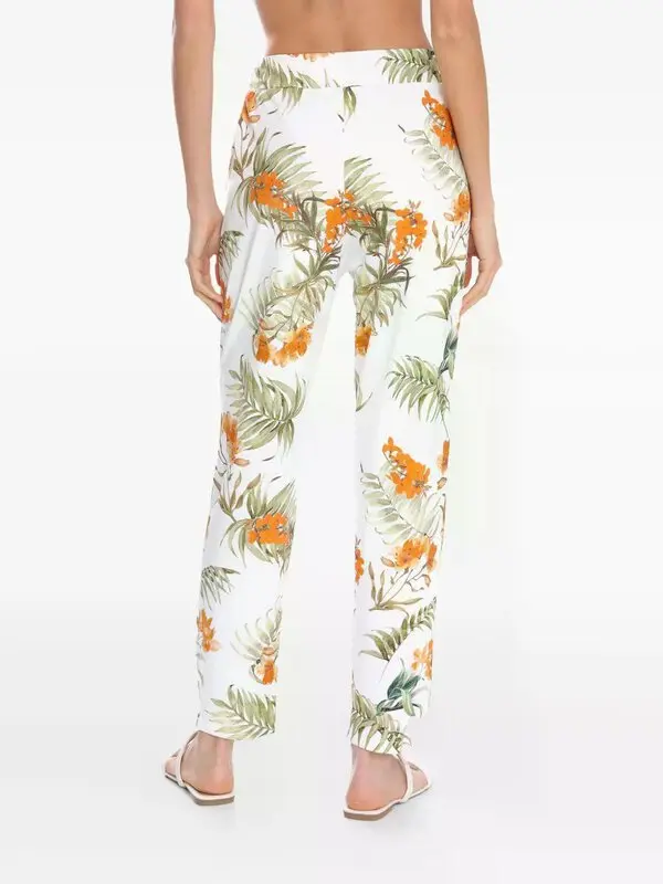 BRIGITTE Floral-print Pleated Trousers
