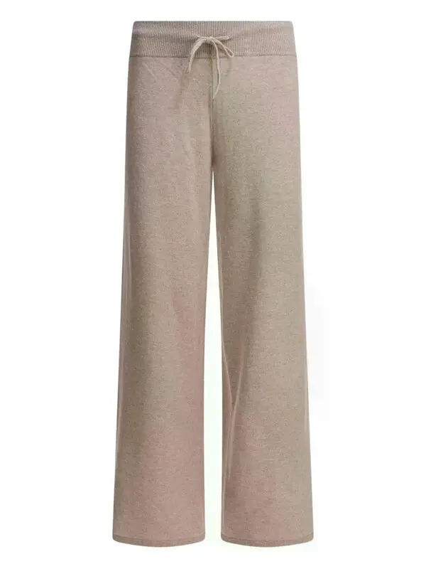 LISA YANG Knitted Cashmere Trousers - Neutrals