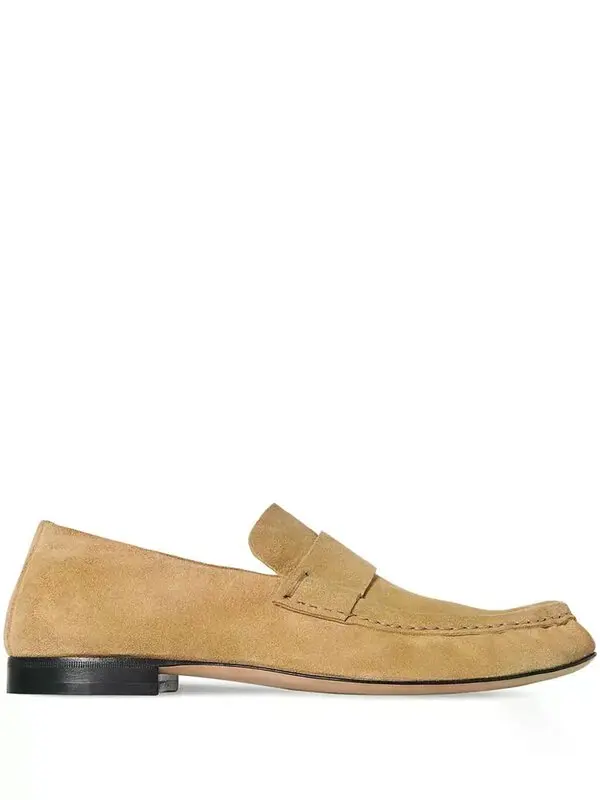 THE ROW Suede Loafers