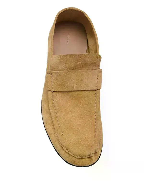 THE ROW Suede Loafers