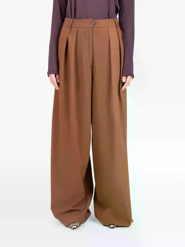 SOCIETE ANONYME Pleated-front Trousers