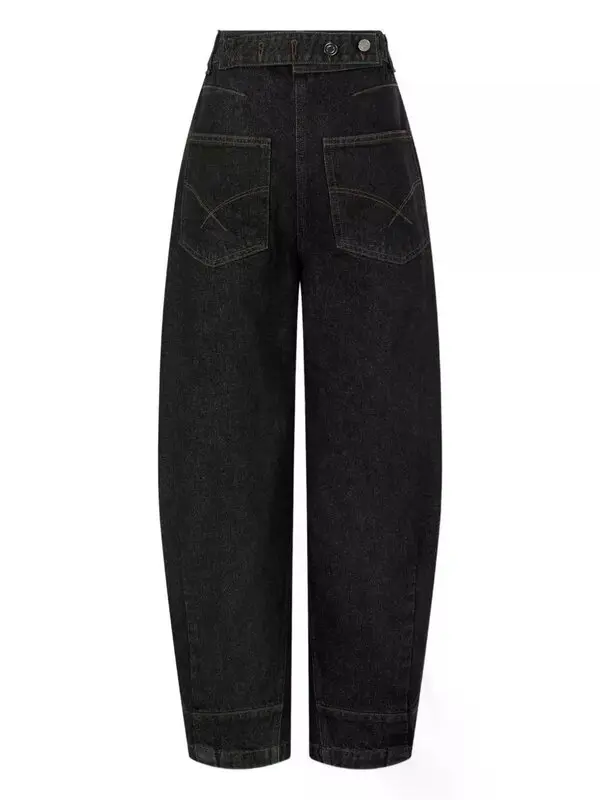 STUDIO TOMBOY Adjustable-back Tapered Jeans