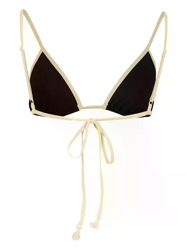 Johanna Ortiz Playa Del Rio Triangle Bikini Top - Black