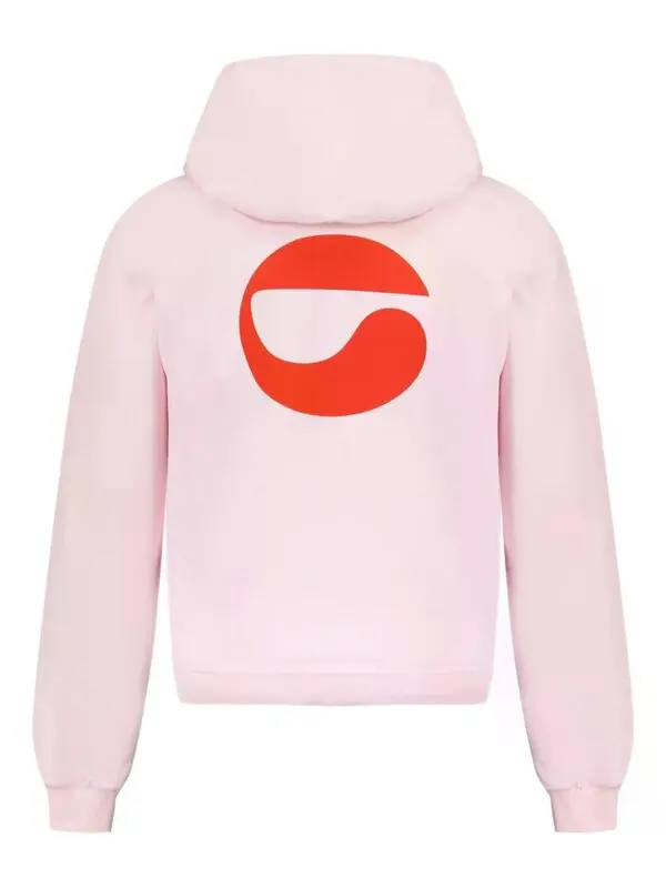 Coperni Logo-print Hoodie - Pink