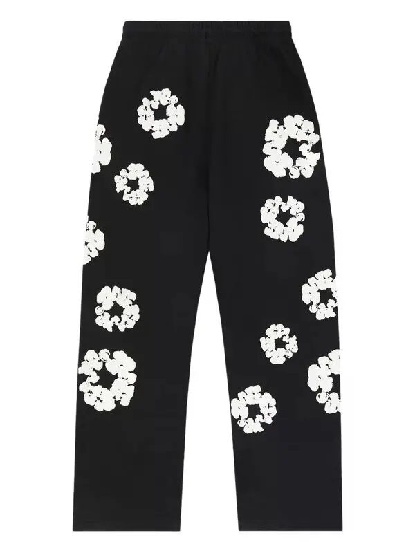 DENIM TEARS Wreath-print Track Pants