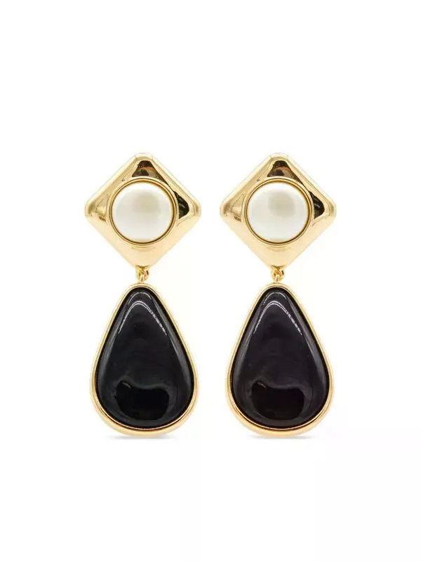 SELF-PORTRAIT Teardrop Earrings - Gold