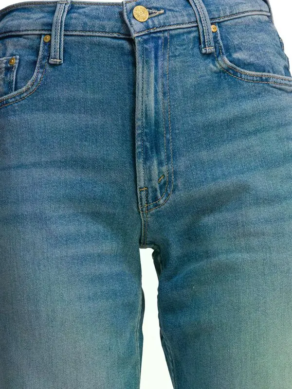 MOTHER Tunnel Vision Sneak Jeans - Blue