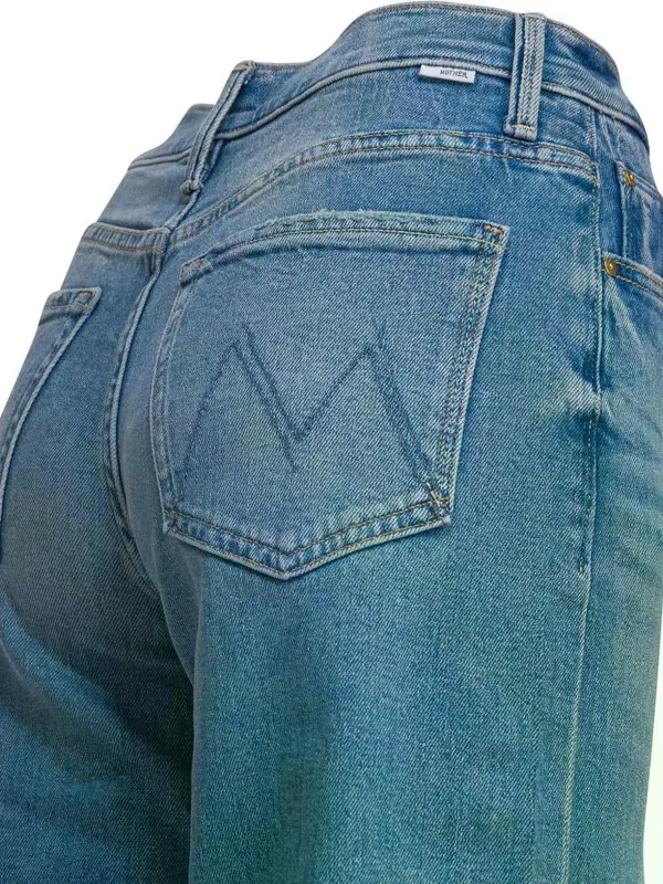 MOTHER Tunnel Vision Sneak Jeans - Blue
