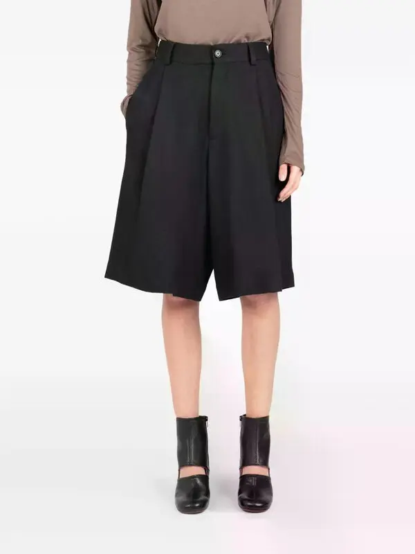 SOCIETE ANONYME Pleated Tailored Shorts