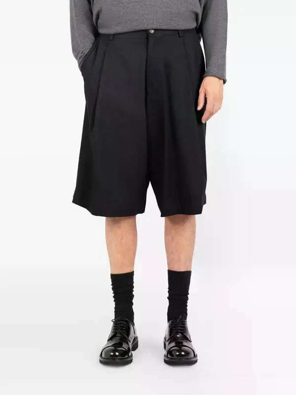 SOCIETE ANONYME Pleated Tailored Shorts