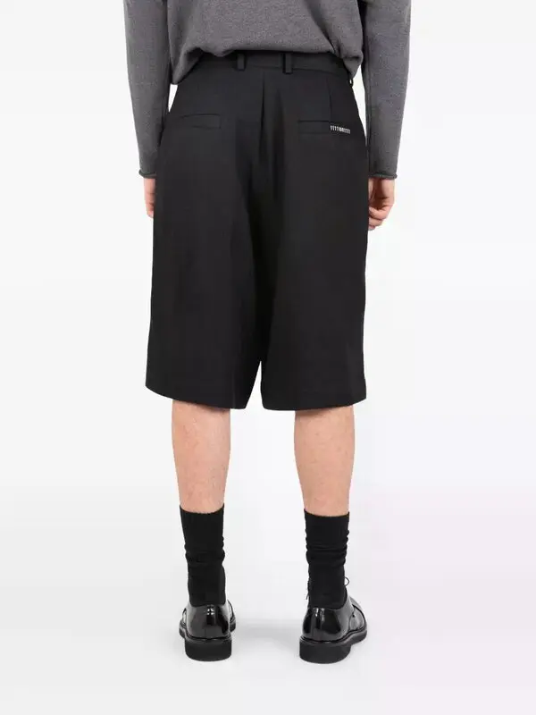 SOCIETE ANONYME Pleated Tailored Shorts