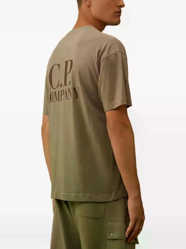 C.P. COMPANY Logo-detail T-shirt - Neutrals