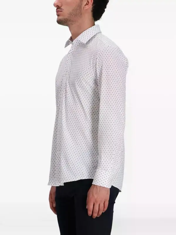 BOSS Printed Long-sleeve Shirt