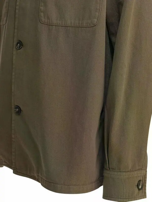 ALTUM Double-pocket Cotton Overshirt - Green